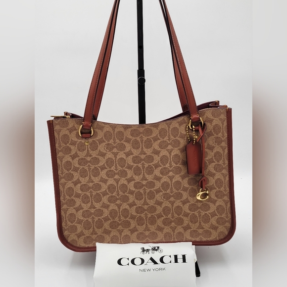 Coach | Bags | Nwot Coach Tyler Carryall Bag In Signature Canvas | Poshmark